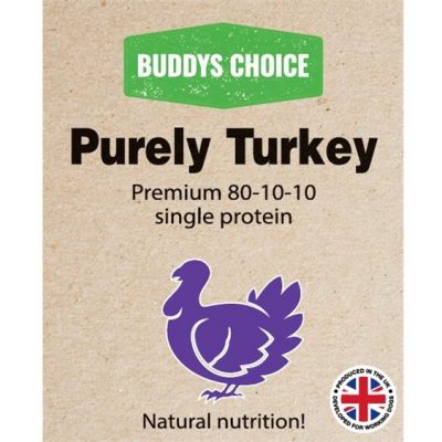 Buddys Choice - Purely Turkey 80-10-10 - Paws Naturally